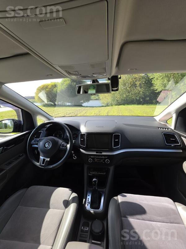Melns Volkswagen Sharan 2012 Daugavpils, ar dzinēja tilpumu 2.00 L un nobraukumu 300 tūkst. km par 9500 €, foto 10 vietnē AUTOMOTO.COM.LV