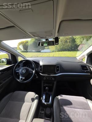 Melns Volkswagen Sharan 2012 Daugavpils, ar dzinēja tilpumu 2.00 L un nobraukumu 300 tūkst. km par 9500 €, foto 11 vietnē AUTOMOTO.COM.LV