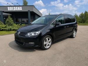 Melns Volkswagen Sharan 2012 Pakruojis, ar dzinēja tilpumu 2.00 L un nobraukumu 250 tūkst. km par 8800 €, foto  vietnē AUTOMOTO.COM.LV