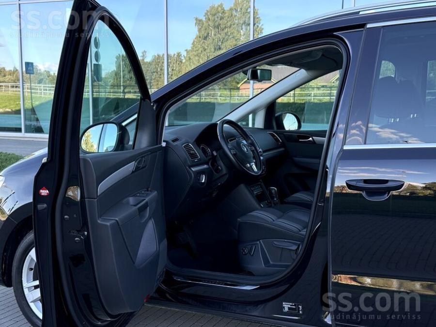 Melns Volkswagen Sharan 2012 Rēzekne, ar dzinēja tilpumu 2.00 L un nobraukumu 209 tūkst. km par 9990 €, foto 8 vietnē AUTOMOTO.COM.LV