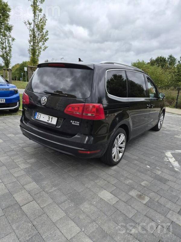 Melns Volkswagen Sharan 2012 Bauska, ar dzinēja tilpumu 2.00 L un nobraukumu 392 tūkst. km par 6550 €, foto 4 vietnē AUTOMOTO.COM.LV