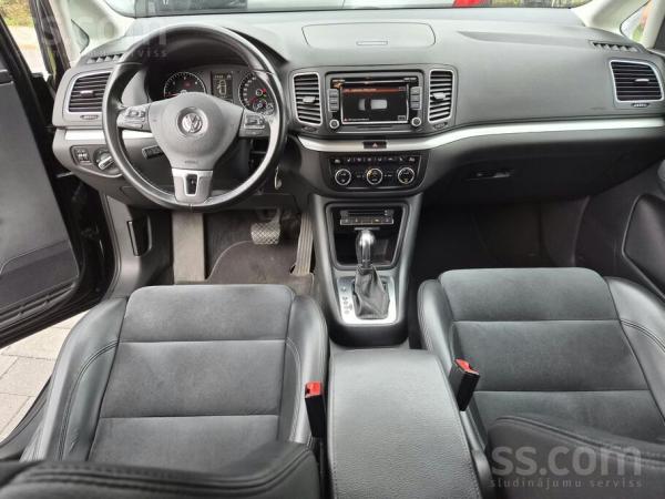 Melns Volkswagen Sharan 2012 Bauska, ar dzinēja tilpumu 2.00 L un nobraukumu 392 tūkst. km par 6550 €, foto 5 vietnē AUTOMOTO.COM.LV