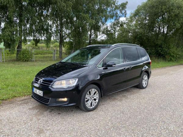 Melns Volkswagen Sharan 2013 Viļņa, ar dzinēja tilpumu 1.97 L un nobraukumu 355 tūkst. km par 6500 €, foto 1 vietnē AUTOMOTO.COM.LV