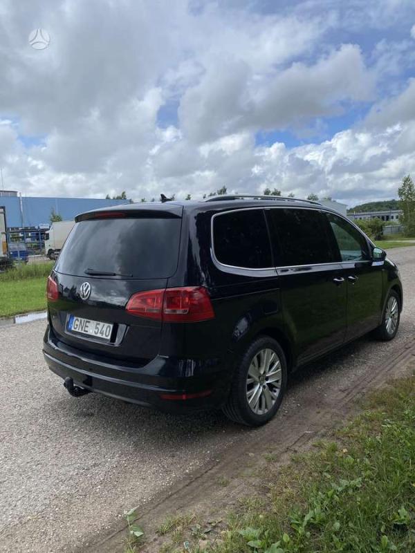 Melns Volkswagen Sharan 2013 Viļņa, ar dzinēja tilpumu 1.97 L un nobraukumu 355 tūkst. km par 6500 €, foto 5 vietnē AUTOMOTO.COM.LV