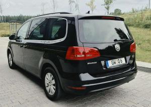 Black Volkswagen Sharan 2013 in Vilnius, with an engine capacity of 1.97 L and mileage of 268 thousand km for 8150 €, photo 11 on AUTOMOTO.COM.LV
