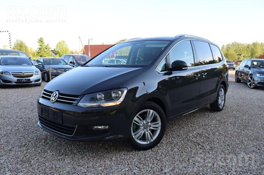 Melns Volkswagen Sharan 2014 Gulbene, ar dzinēja tilpumu 2.00 L un nobraukumu 0 tūkst. km par 10900 €, foto 1 vietnē AUTOMOTO.COM.LV