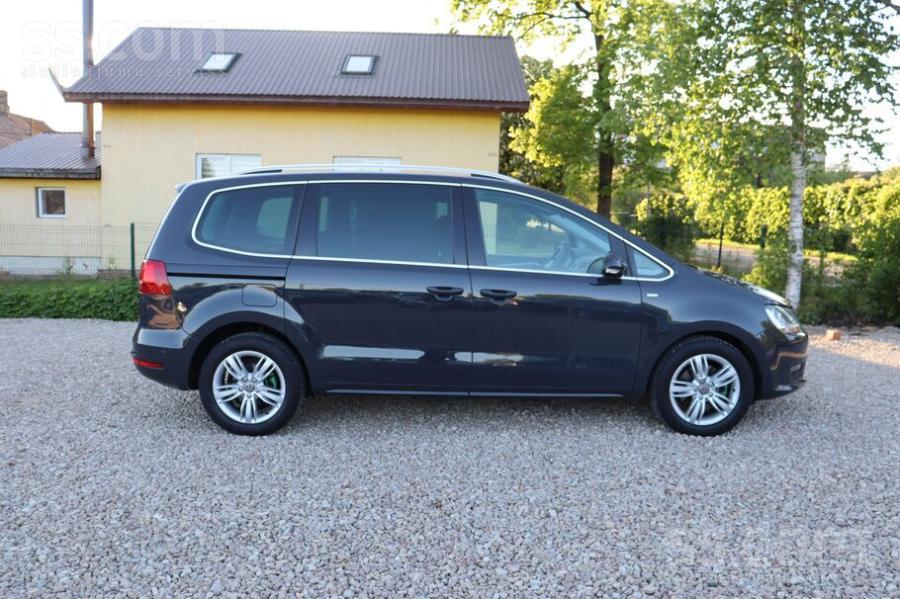 Melns Volkswagen Sharan 2014 Gulbene, ar dzinēja tilpumu 2.00 L un nobraukumu 0 tūkst. km par 10900 €, foto 3 vietnē AUTOMOTO.COM.LV