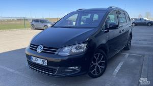 Melns Volkswagen Sharan 2014 Marijampole, ar dzinēja tilpumu 2.00 L un nobraukumu 290 tūkst. km par 10990 €, foto  vietnē AUTOMOTO.COM.LV
