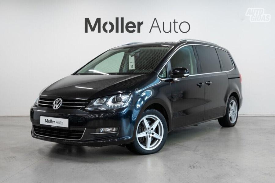 Black Volkswagen Sharan 2014 in Vilnius, with an engine capacity of 2.00 L and mileage of 255 thousand km for 12000 €, photo 1 on AUTOMOTO.COM.LV
