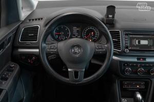 Black Volkswagen Sharan 2014 in Vilnius, with an engine capacity of 2.00 L and mileage of 255 thousand km for 12000 €, photo 10 on AUTOMOTO.COM.LV