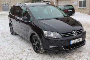 Black Volkswagen Sharan 2014 in Liepaja, with an engine capacity of 2.00 L and mileage of 324 thousand km for 7950 €, photo  on AUTOMOTO.COM.LV