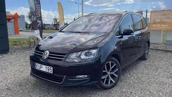 Black Volkswagen Sharan 2014 in Marijampole, with an engine capacity of 1.97 L and mileage of 290 thousand km for 9990 €, photo 6 on AUTOMOTO.COM.LV