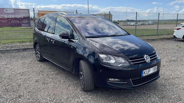 Black Volkswagen Sharan 2014 in Marijampole, with an engine capacity of 1.97 L and mileage of 290 thousand km for 9990 €, photo 8 on AUTOMOTO.COM.LV
