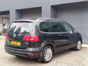 Melns Volkswagen Sharan 2014 Viļņa, ar dzinēja tilpumu 1.97 L un nobraukumu 400 tūkst. km par 3150 €, foto 5 vietnē AUTOMOTO.COM.LV