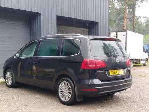 Melns Volkswagen Sharan 2014 Viļņa, ar dzinēja tilpumu 1.97 L un nobraukumu 400 tūkst. km par 3150 €, foto 6 vietnē AUTOMOTO.COM.LV