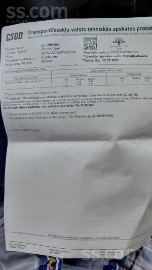 Черный Фольксваген Шаран 2014 в Рига, объемом двигателя 2.00 л и пробегом 354 тыс. км за 7000 €, фото 21 на AUTOMOTO.COM.LV