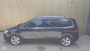 Melns Volkswagen Sharan 2014 Kauņa, ar dzinēja tilpumu 2.00 L un nobraukumu 284 tūkst. km par 10950 €, foto  vietnē AUTOMOTO.COM.LV
