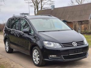 Black Volkswagen Sharan 2015 in Siauliai, with an engine capacity of 1.97 L and mileage of 266 thousand km for 7100 €, photo  on AUTOMOTO.COM.LV