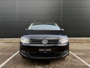 Black Volkswagen Sharan 2015 in Riga, with an engine capacity of 1.97 L and mileage of 300 thousand km for 12900 €, photo 8 on AUTOMOTO.COM.LV