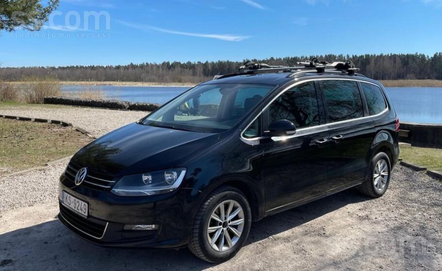 Melns Volkswagen Sharan 2015 Jūrmala, ar dzinēja tilpumu 2.00 L un nobraukumu 392 tūkst. km par 8700 €, foto 1 vietnē AUTOMOTO.COM.LV
