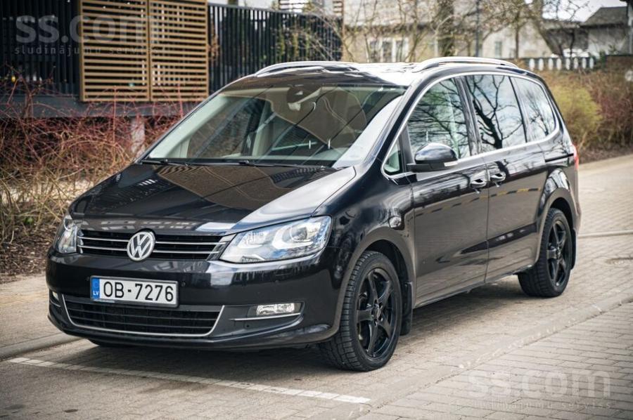 Melns Volkswagen Sharan 2016 Rīga, ar dzinēja tilpumu 2.00 L un nobraukumu 251 tūkst. km par 11990 €, foto 1 vietnē AUTOMOTO.COM.LV