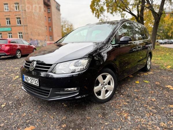 Melns Volkswagen Sharan 2016 Rīga, ar dzinēja tilpumu 2.00 L un nobraukumu 207 tūkst. km par 13850 €, foto 1 vietnē AUTOMOTO.COM.LV