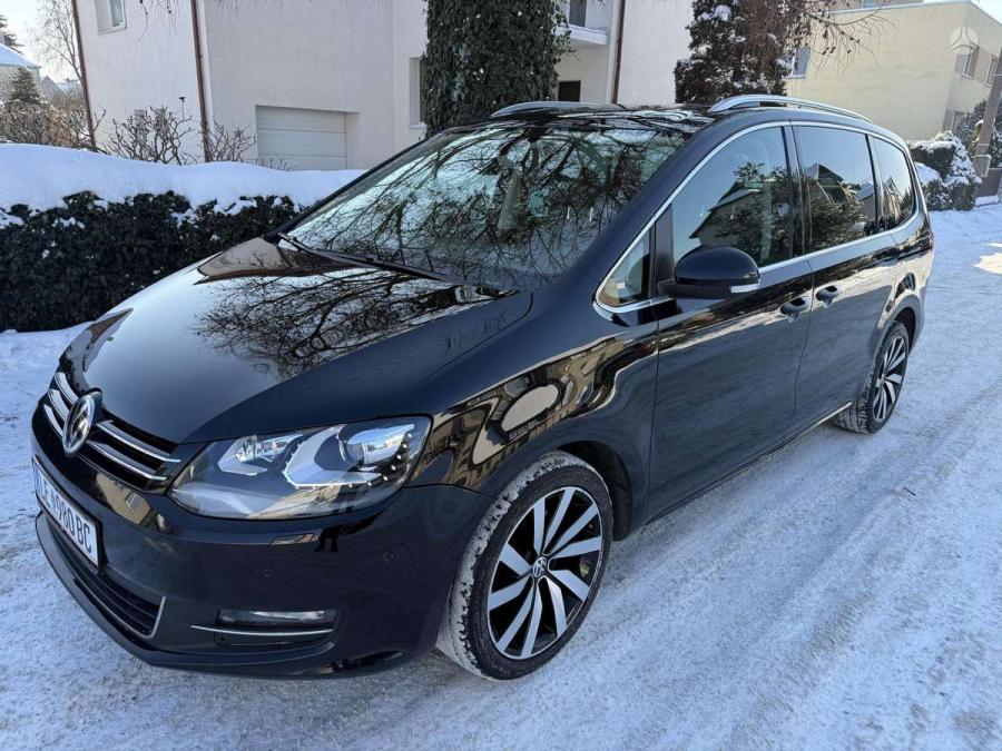 Melns Volkswagen Sharan 2016 Kauņa, ar dzinēja tilpumu 1.97 L un nobraukumu 263 tūkst. km par 13900 €, foto 1 vietnē AUTOMOTO.COM.LV