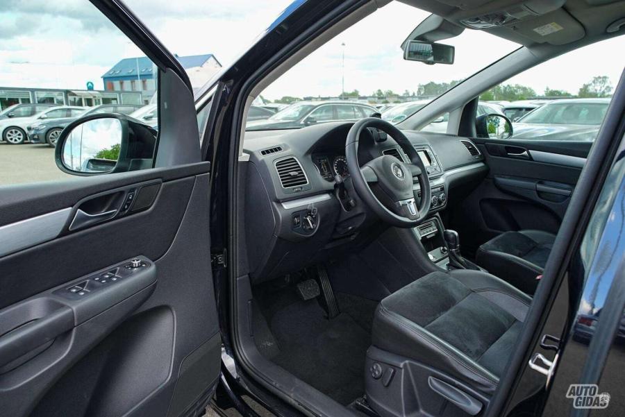 Melns Volkswagen Sharan 2016 Marijampole, ar dzinēja tilpumu 2.00 L un nobraukumu 179 tūkst. km par 11950 €, foto 26 vietnē AUTOMOTO.COM.LV