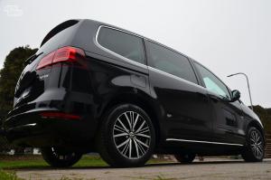 Black Volkswagen Sharan 2017 in Kaunas, with an engine capacity of 2.00 L and mileage of 260 thousand km for 11650 €, photo 10 on AUTOMOTO.COM.LV
