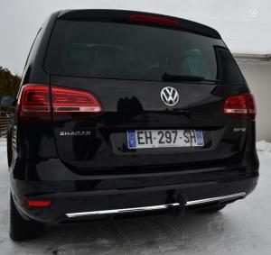 Black Volkswagen Sharan 2017 in Kaunas, with an engine capacity of 2.00 L and mileage of 259 thousand km for 11650 €, photo 27 on AUTOMOTO.COM.LV