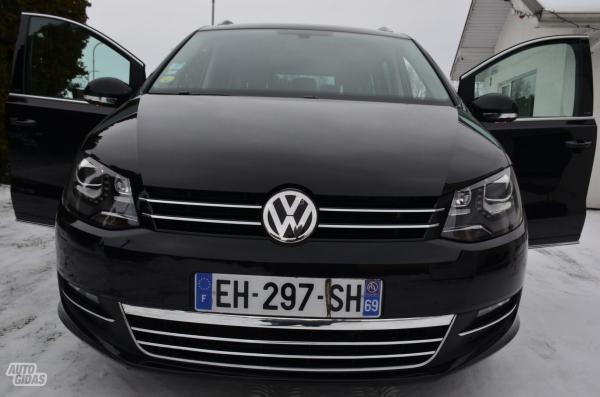 Black Volkswagen Sharan 2017 in Kaunas, with an engine capacity of 2.00 L and mileage of 259 thousand km for 11650 €, photo 4 on AUTOMOTO.COM.LV