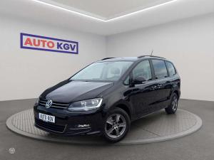 Melns Volkswagen Sharan 2017 Kauņa, ar dzinēja tilpumu 2.00 L un nobraukumu 271 tūkst. km par 12999 €, foto  vietnē AUTOMOTO.COM.LV