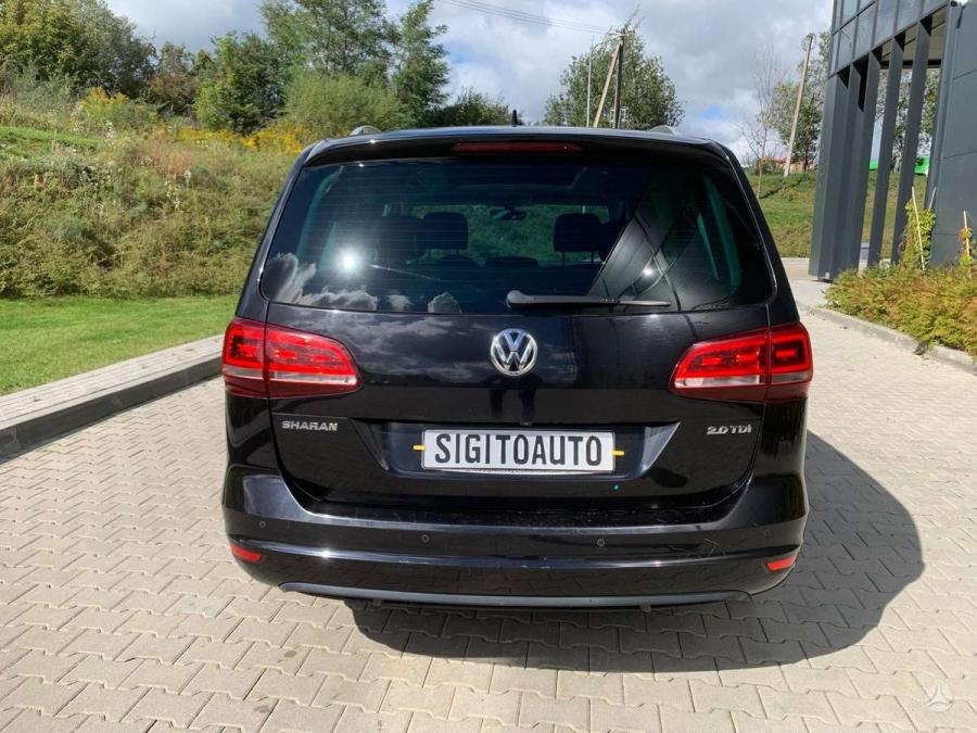 Melns Volkswagen Sharan 2017 Viļņa, ar dzinēja tilpumu 1.97 L un nobraukumu 196 tūkst. km par 10527 €, foto 7 vietnē AUTOMOTO.COM.LV