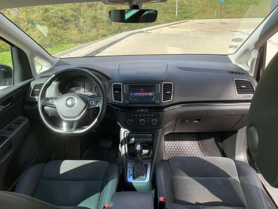 Melns Volkswagen Sharan 2017 Viļņa, ar dzinēja tilpumu 1.97 L un nobraukumu 196 tūkst. km par 10527 €, foto 22 vietnē AUTOMOTO.COM.LV