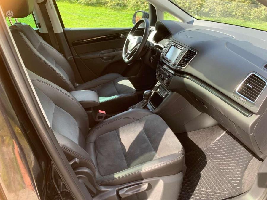 Melns Volkswagen Sharan 2017 Viļņa, ar dzinēja tilpumu 1.97 L un nobraukumu 196 tūkst. km par 10527 €, foto 23 vietnē AUTOMOTO.COM.LV