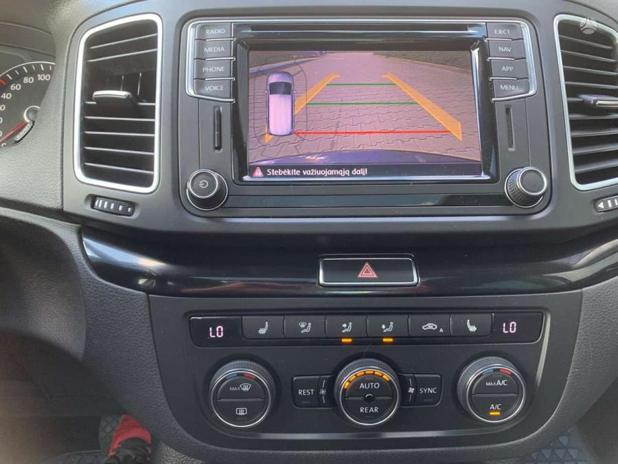 Melns Volkswagen Sharan 2017 Viļņa, ar dzinēja tilpumu 1.97 L un nobraukumu 196 tūkst. km par 10527 €, foto 15 vietnē AUTOMOTO.COM.LV