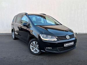 Melns Volkswagen Sharan 2018 Kauņa, ar dzinēja tilpumu 1.40 L un nobraukumu 73 tūkst. km par 23265 €, foto  vietnē AUTOMOTO.COM.LV