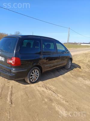 Black Volkswagen Sharan 2007 in Saldus, with an engine capacity of 2.00 L and mileage of 0 thousand km for 2100 €, photo  on AUTOMOTO.COM.LV