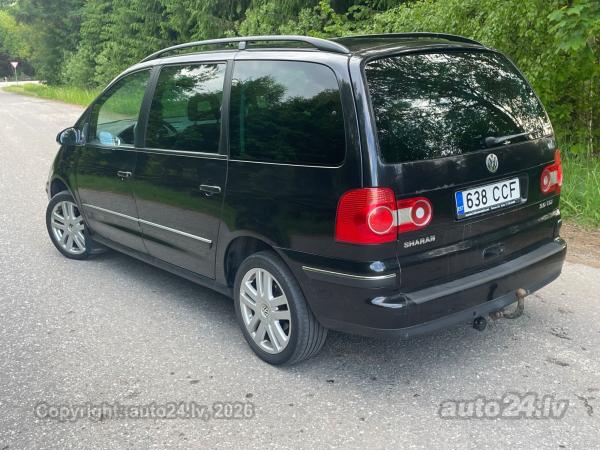 Black Volkswagen Sharan 2008 in Tartu, with an engine capacity of 2.00 L and mileage of 432 thousand km for 2790 €, photo 4 on AUTOMOTO.COM.LV