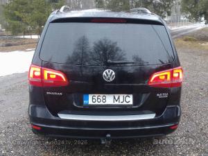 Black Volkswagen Sharan 2010 in Tallinn, with an engine capacity of 2.00 L and mileage of 38 thousand km for 6500 €, photo 2 on AUTOMOTO.COM.LV