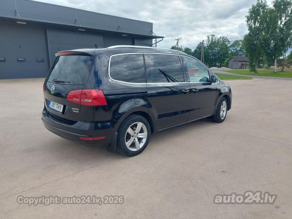 Black Volkswagen Sharan 2011 in Tallinn, with an engine capacity of 2.00 L and mileage of 0 thousand km for 6999 €, photo 5 on AUTOMOTO.COM.LV