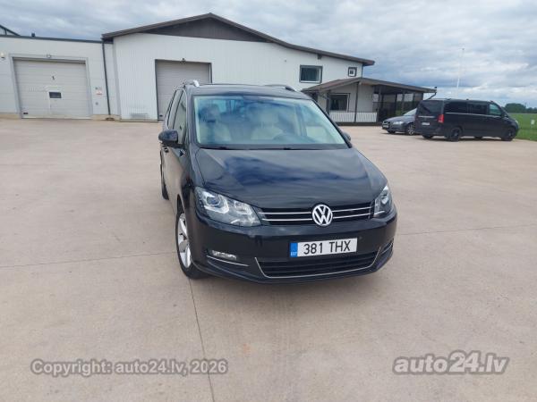 Black Volkswagen Sharan 2011 in Tallinn, with an engine capacity of 2.00 L and mileage of 0 thousand km for 6999 €, photo 6 on AUTOMOTO.COM.LV