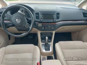 Black Volkswagen Sharan 2011 in Tallinn, with an engine capacity of 2.00 L and mileage of 0 thousand km for 6999 €, photo 11 on AUTOMOTO.COM.LV