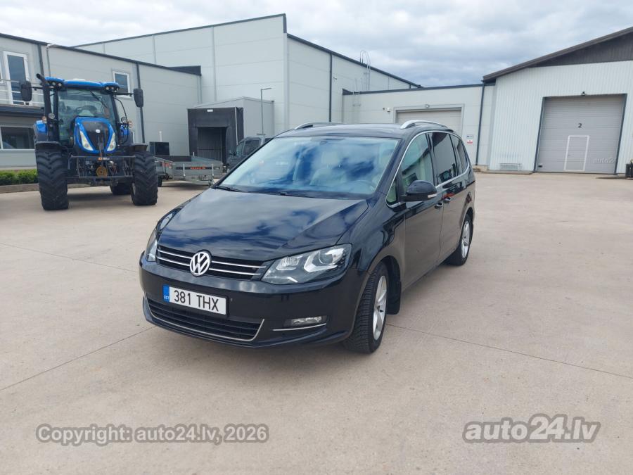 Black Volkswagen Sharan 2011 in Tartu, with an engine capacity of 2.00 L and mileage of 0 thousand km for 6100 €, photo 7 on AUTOMOTO.COM.LV
