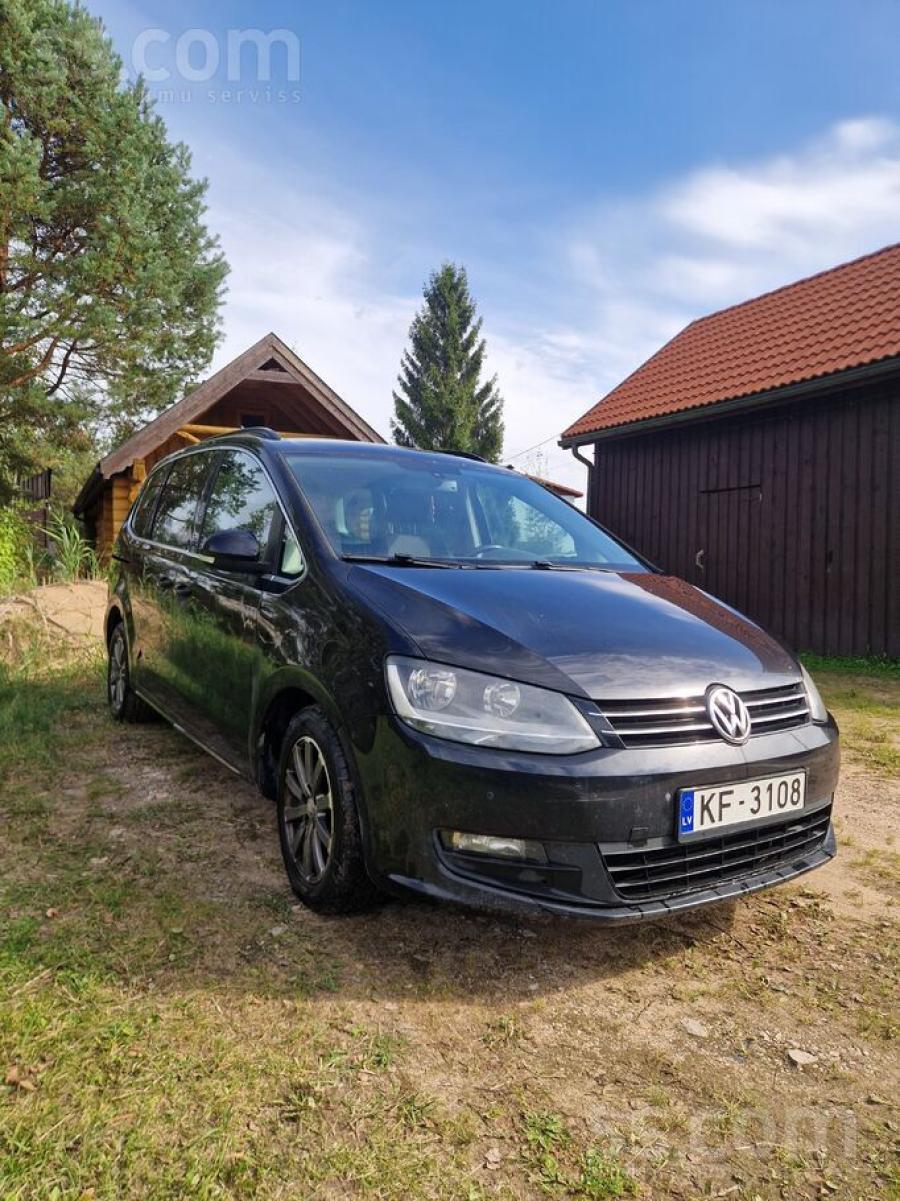 Melns Volkswagen Sharan 2011 Rīga, ar dzinēja tilpumu 2.00 L un nobraukumu 400 tūkst. km par 4500 €, foto 1 vietnē AUTOMOTO.COM.LV