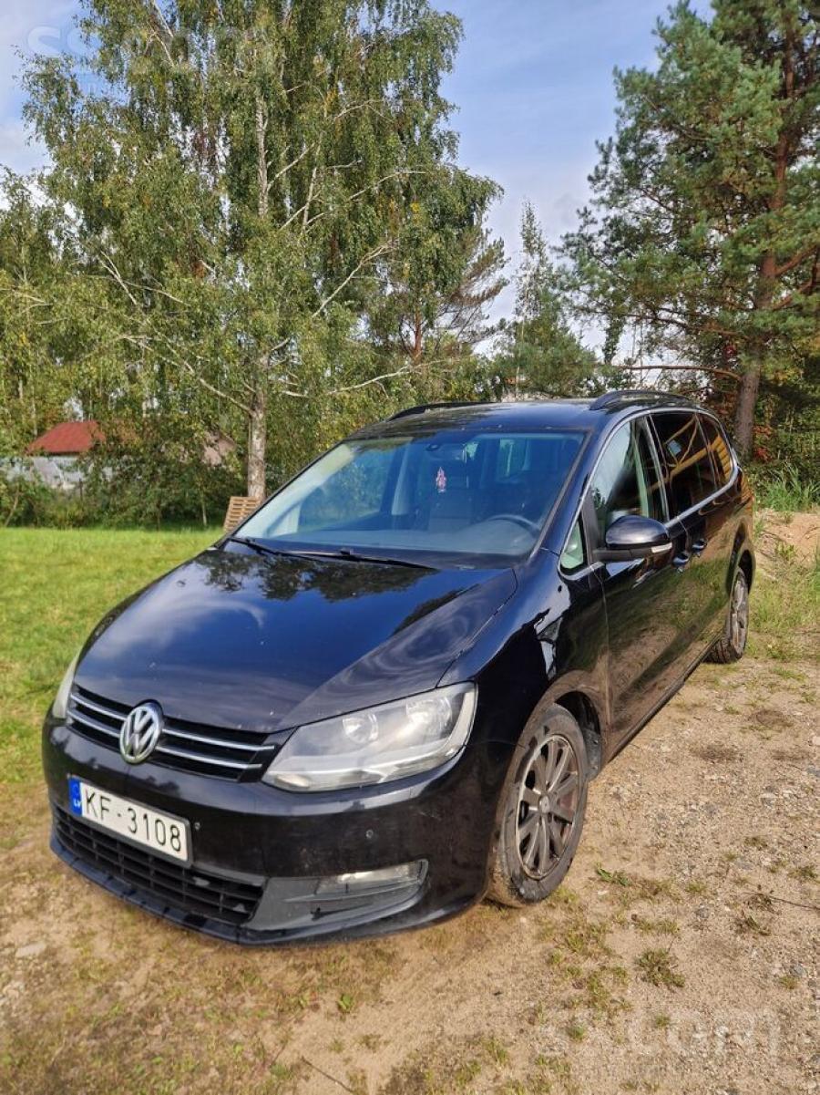 Melns Volkswagen Sharan 2011 Rīga, ar dzinēja tilpumu 2.00 L un nobraukumu 400 tūkst. km par 4500 €, foto 3 vietnē AUTOMOTO.COM.LV