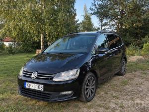 Black Volkswagen Sharan 2011 in Riga, with an engine capacity of 2.00 L and mileage of 0 thousand km for 3900 €, photo  on AUTOMOTO.COM.LV