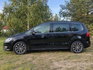 Black Volkswagen Sharan 2011 in Riga, with an engine capacity of 2.00 L and mileage of 0 thousand km for 3900 €, photo 5 on AUTOMOTO.COM.LV