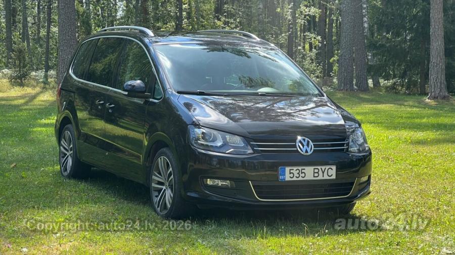 Black Volkswagen Sharan 2014 in Tartu, with an engine capacity of 2.00 L and mileage of 365 thousand km for 8500 €, photo 1 on AUTOMOTO.COM.LV