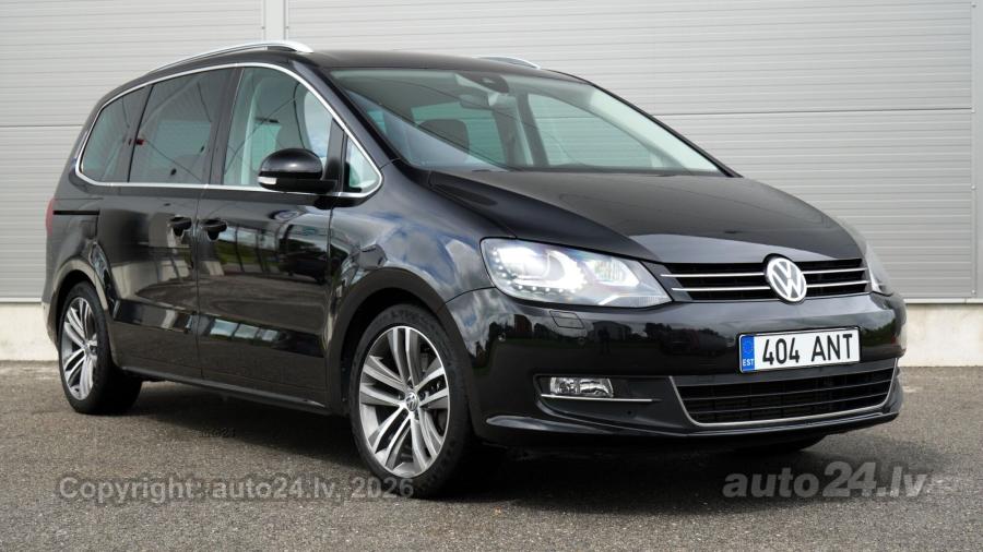 Black Volkswagen Sharan 2017 in Tartu, with an engine capacity of 2.00 L and mileage of 245 thousand km for 14999 €, photo 1 on AUTOMOTO.COM.LV